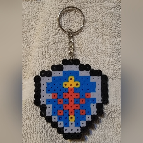 Office | Hylian Shield Perler Beads Keychain | Poshmark